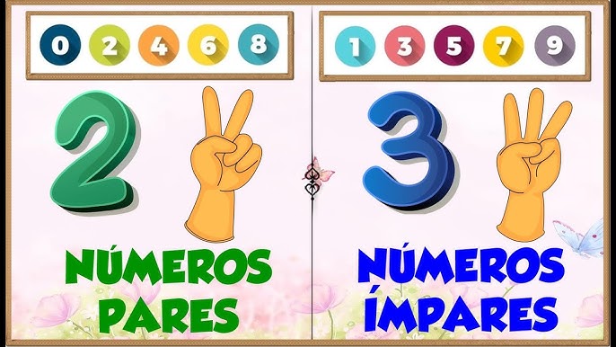 Atividades números pares e ímpares