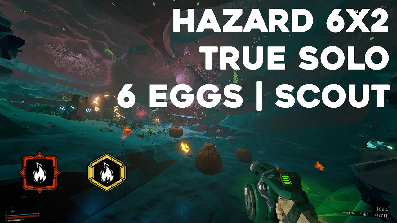 DRG: Hazard 6x2 Scout True Solo | 6 Eggs | T.E.F. Drak + Fire Bolts ...