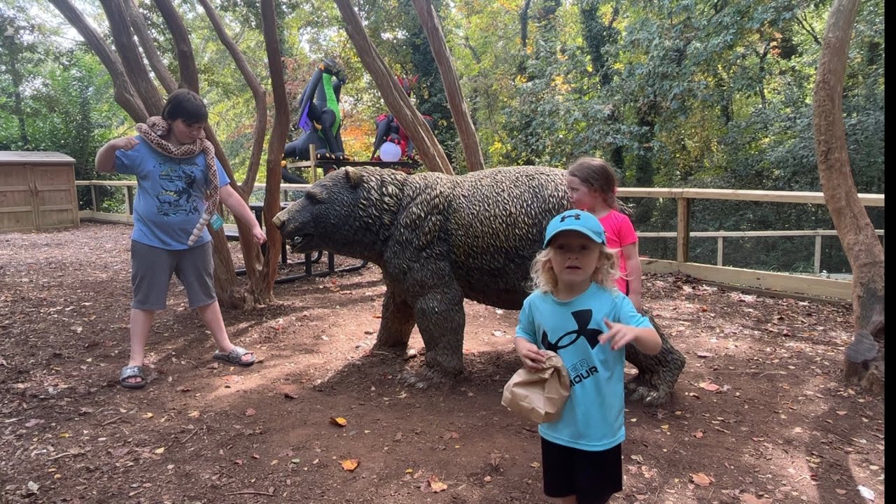 Grenville, SC ZOO!! On the trip to the ZOO in SC, kids loved it!! - YouTube