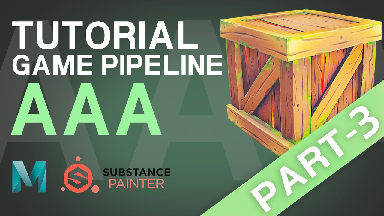 Stylized Texturing AAA Game Pipeline / Part: 3 - YouTube