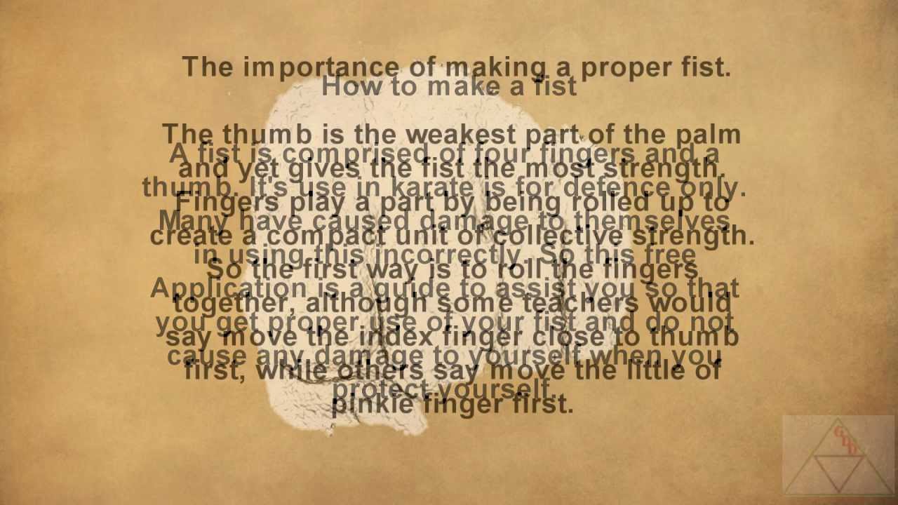 How to make a fist - YouTube