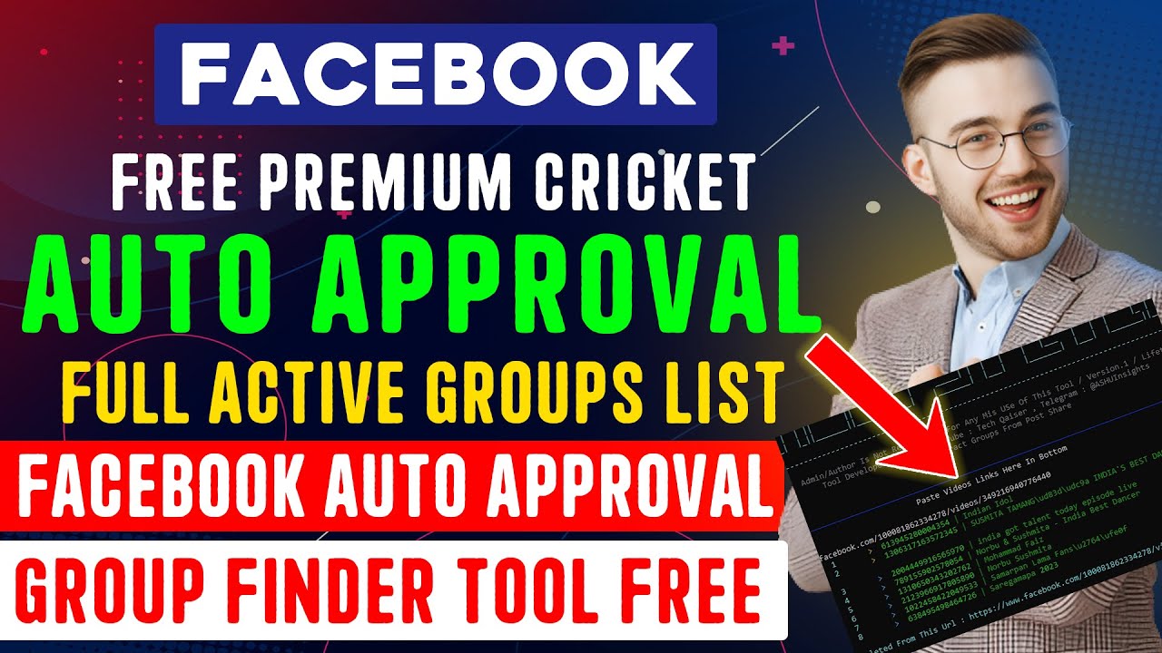 🔥😲 Free Cricket Auto Approval Groups List 🔥😎 | Facebook Free Auto Approval Groups Finder Tool ...