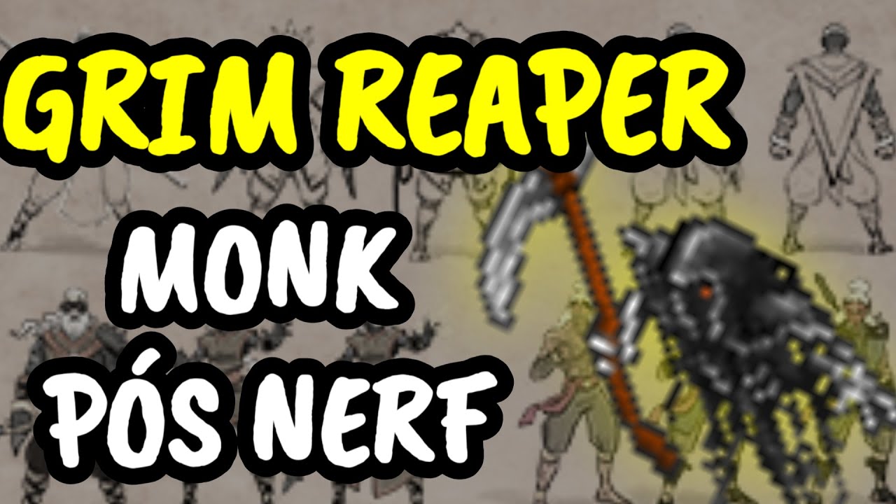 MONK HUNT - GRIM REAPER YALAHAR - TIBIA MONK PÓS NERF LVL 218 - YouTube