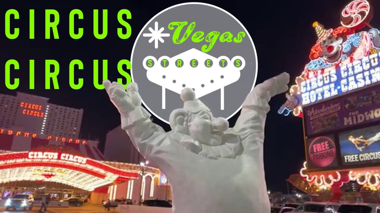 🎪 Walking Tour Through Circus Circus to Slots of Fun - YouTube