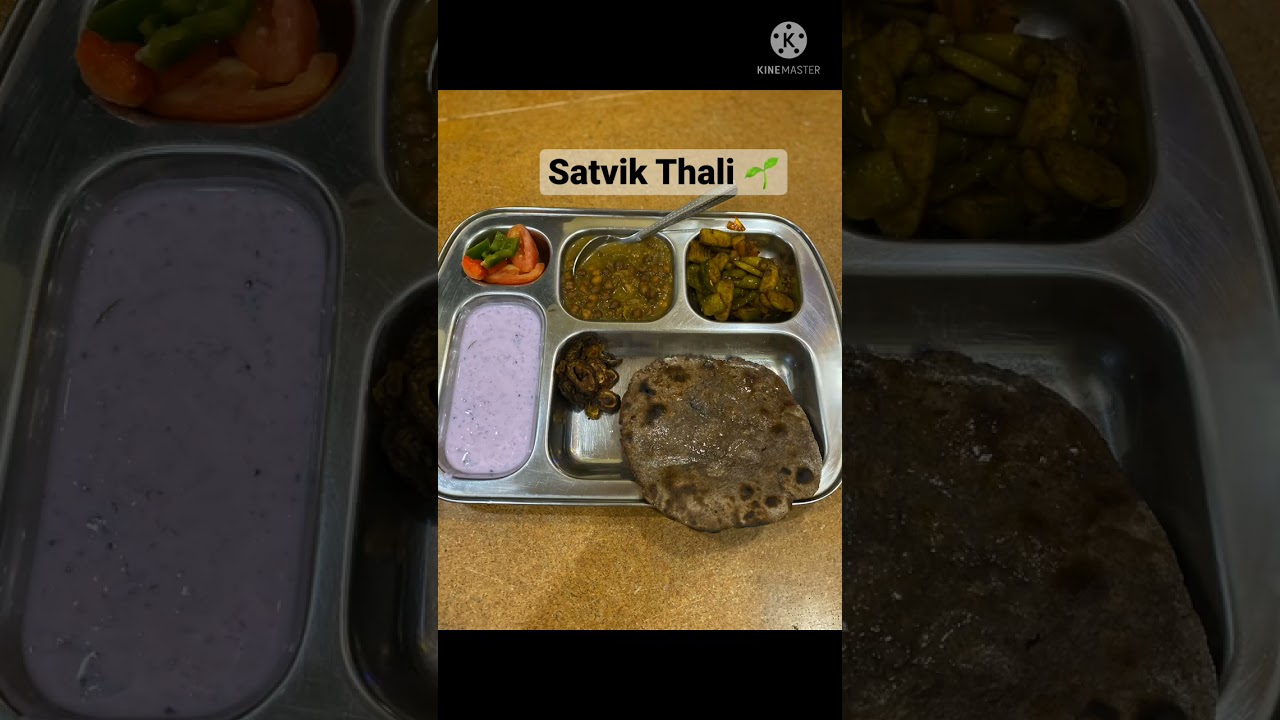 Eat Satvik food daily | Satvic thali #satvic #weightloss #healthy # ...