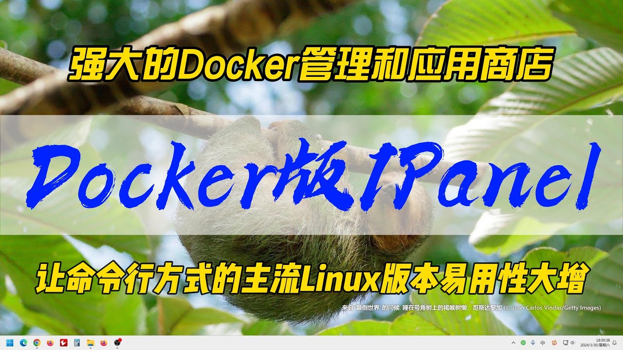 强大的Docker管理和应用商店~Docker版1Panel，让命令行方式的主流Linux版本易用性大增~ - YouTube