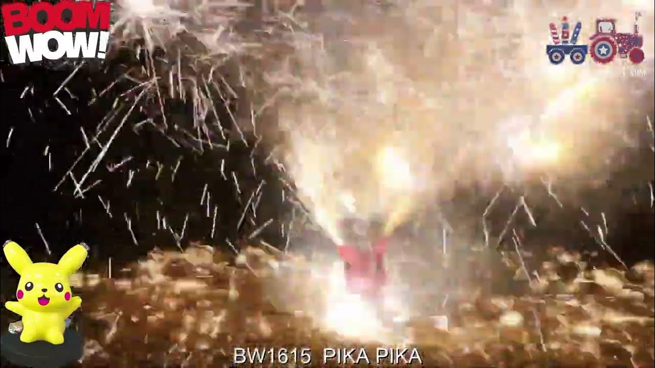 Pika Pika | Pokemon Themed Fountain by BoomWow Fireworks - YouTube