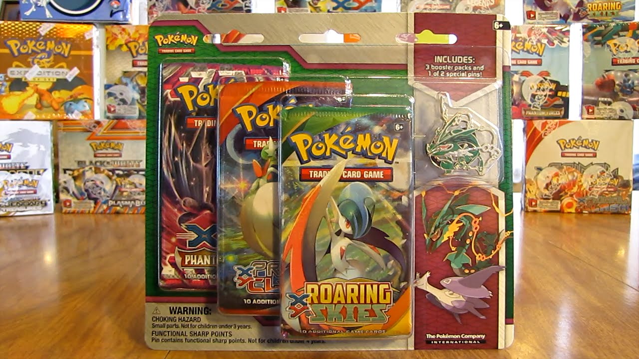 Mega Rayquaza Pin Blister Pack Opening - YouTube