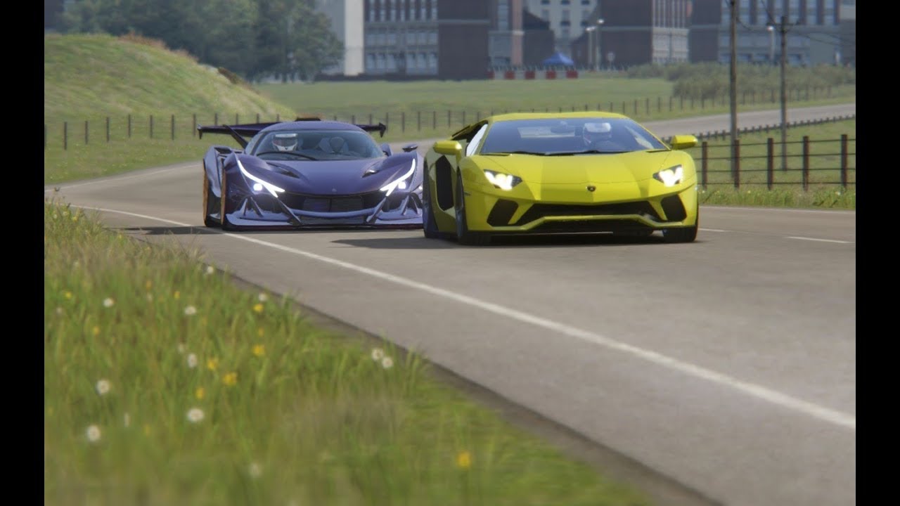Apollo Intense Emozione vs Lamborghini Aventador S at Highlands - YouTube