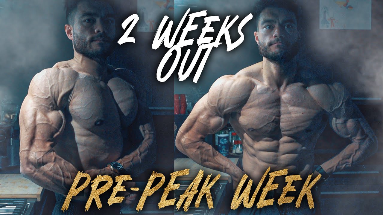 PRE PEAK WEEK - NATURAL BODYBUILDER 2 WEEKS OUT - YouTube
