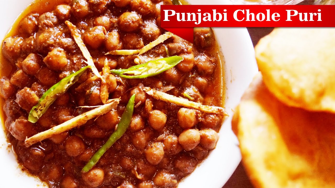 Chole Puri Recipe | पंजाबी छोले पुरी | Punjabi Poori Chole | Amritsari ...