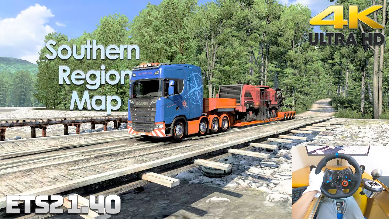 Rough Roads of the Southren Region Map | Scania S730 Open Pipe | ETS2 1 ...