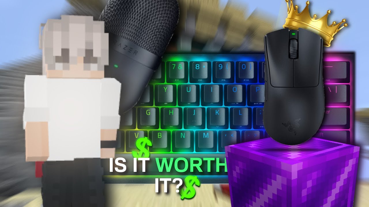 Razer Deathadder V3 Pro Bedwars ASMR Chill Satisfying Keyboard Sounds ...