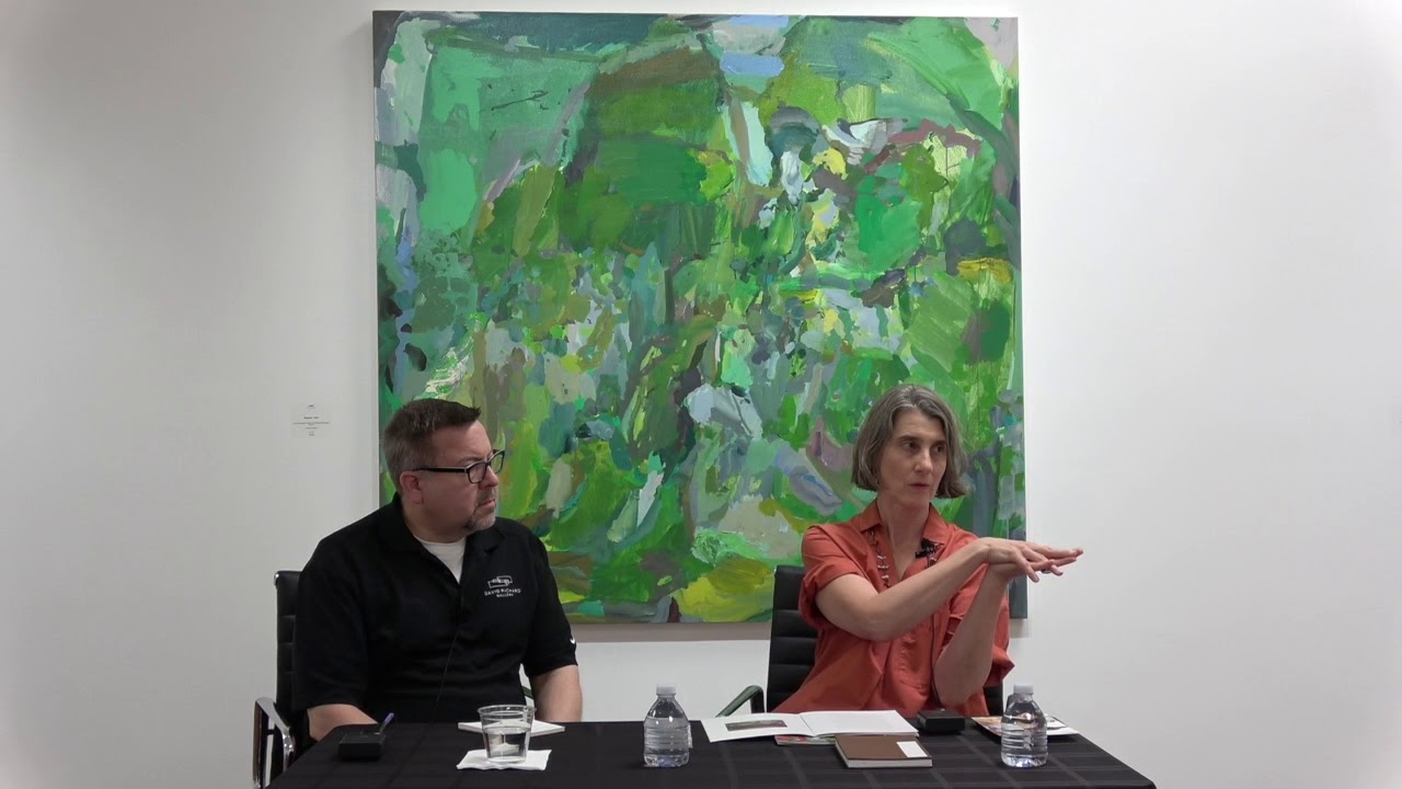 Rebecca Allan Artist Talk 07 07 18 at David Richard Gallery - YouTube