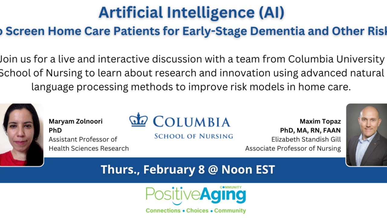 AI to Screen for Early-Stage Dementia and Other Risks - YouTube