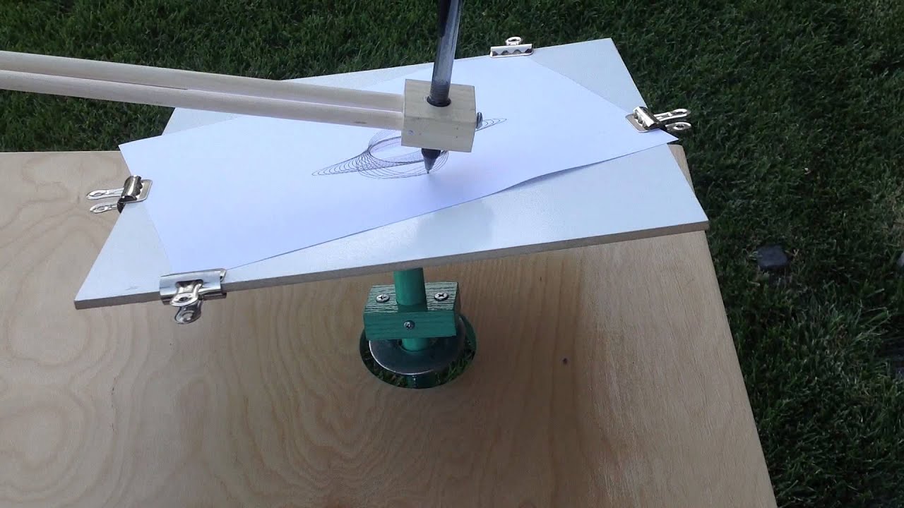 J Sayuri's 2-Pendulum Harmonograph - YouTube