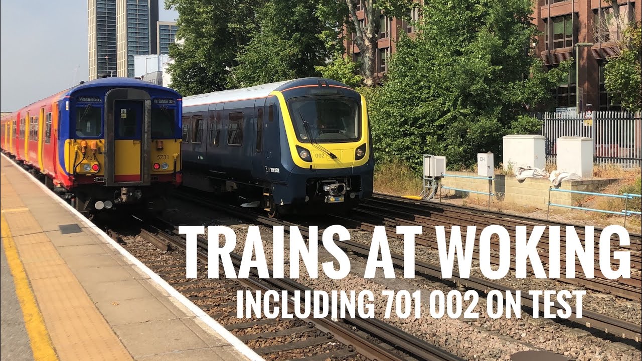 Trains at Woking SWML & PDL 10/08/20 - YouTube