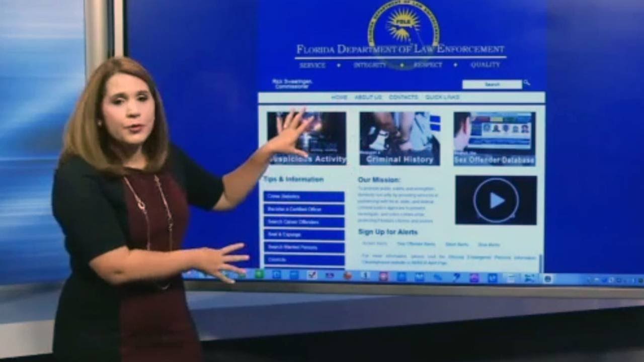 How to use FDLE sex offender databse to search by your address - YouTube