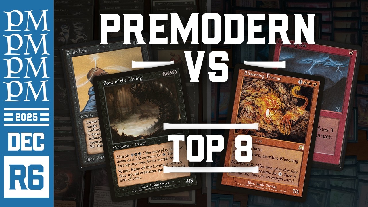 Moneyball Black vs Sligh - TOP 8 - DEC 2025 Premodern Monthly - YouTube