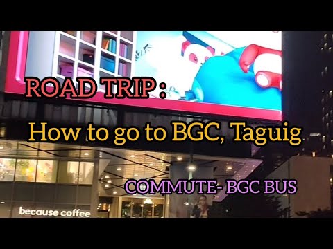 ROAD TRIP : BGC BUS 2023 (MRT Ayala Station-BGC, Taguig City) How to commute to BGC, Taguig City ...