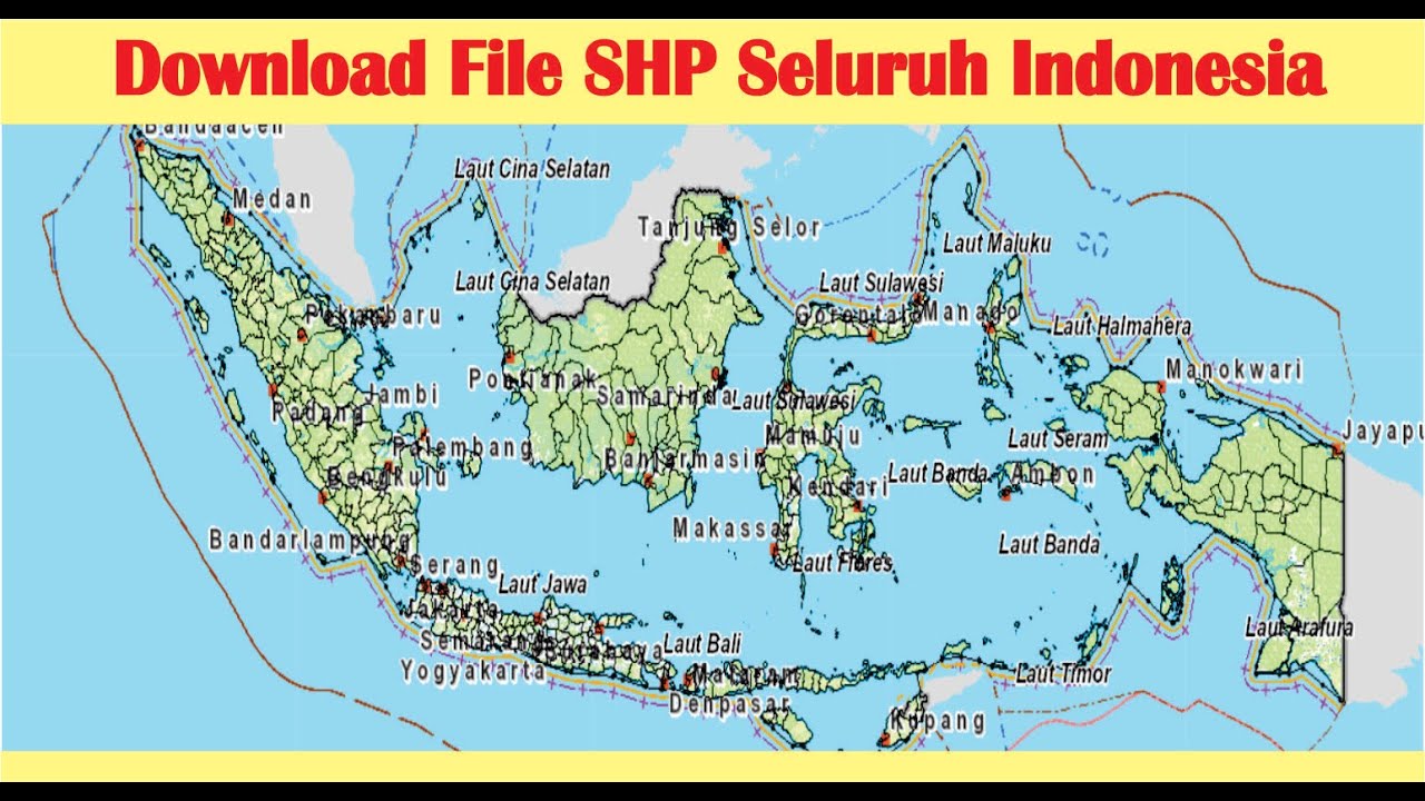 PENGENALAN DAN CARA DOWNLOAD FILE SHAPEFILE RUPA BUMI INDONESIA GRATIS ...