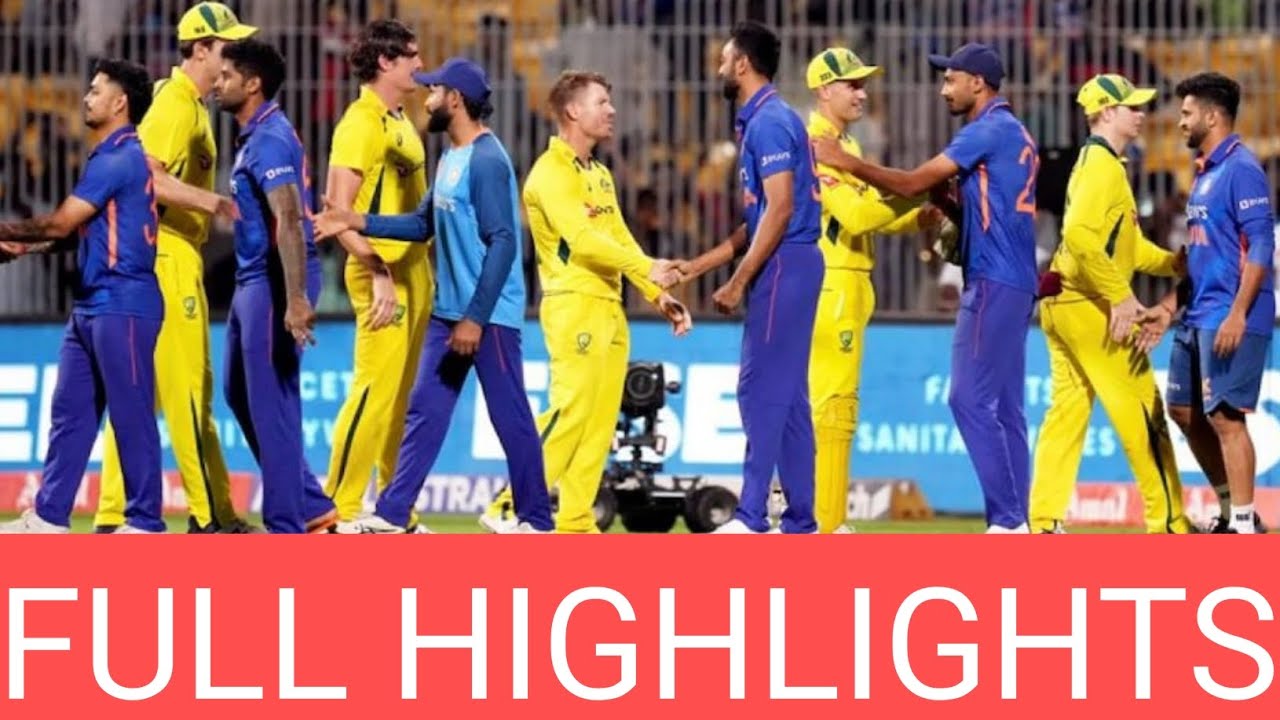 Ind vs Aus | ind vs aus 3rd odi | ind vs aus 3rd odi full highlights ...