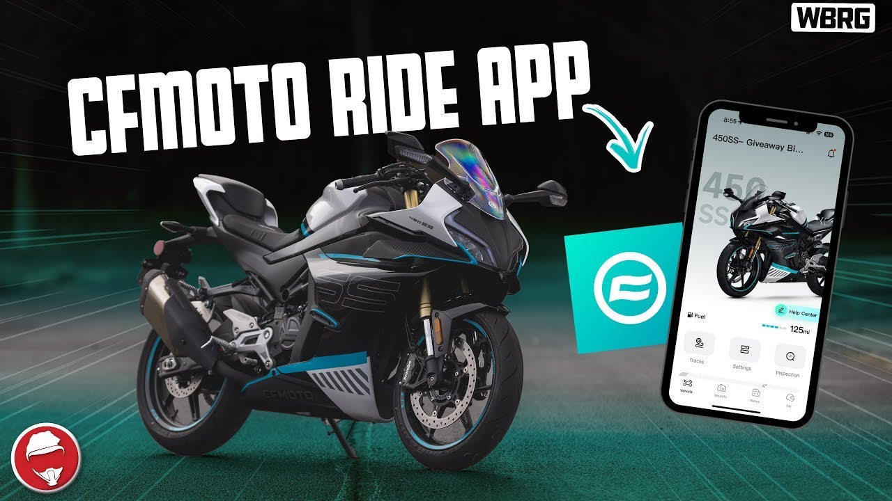 I tried the CFMOTO Ride App on my 450SS but this happened... - YouTube