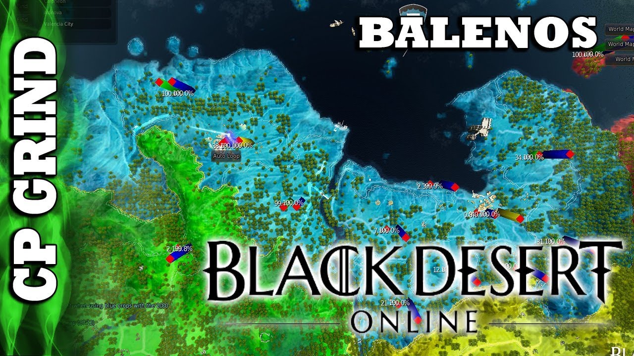 Black Desert Online - World Tour - CP Grind : Balenos - YouTube