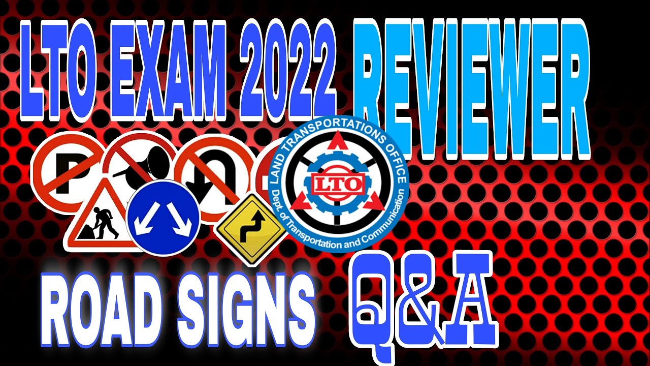 LTO EXAM REVIEWER 2022 | ROAD SIGNS | Nhoy TV - YouTube