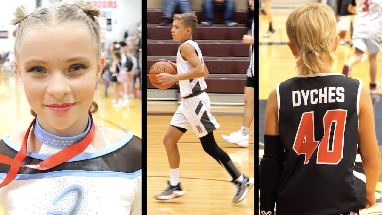 4 BASKETBALL GAMES and 1ST PLACE at CHEER COMPETITION! 🏀🥇 - YouTube