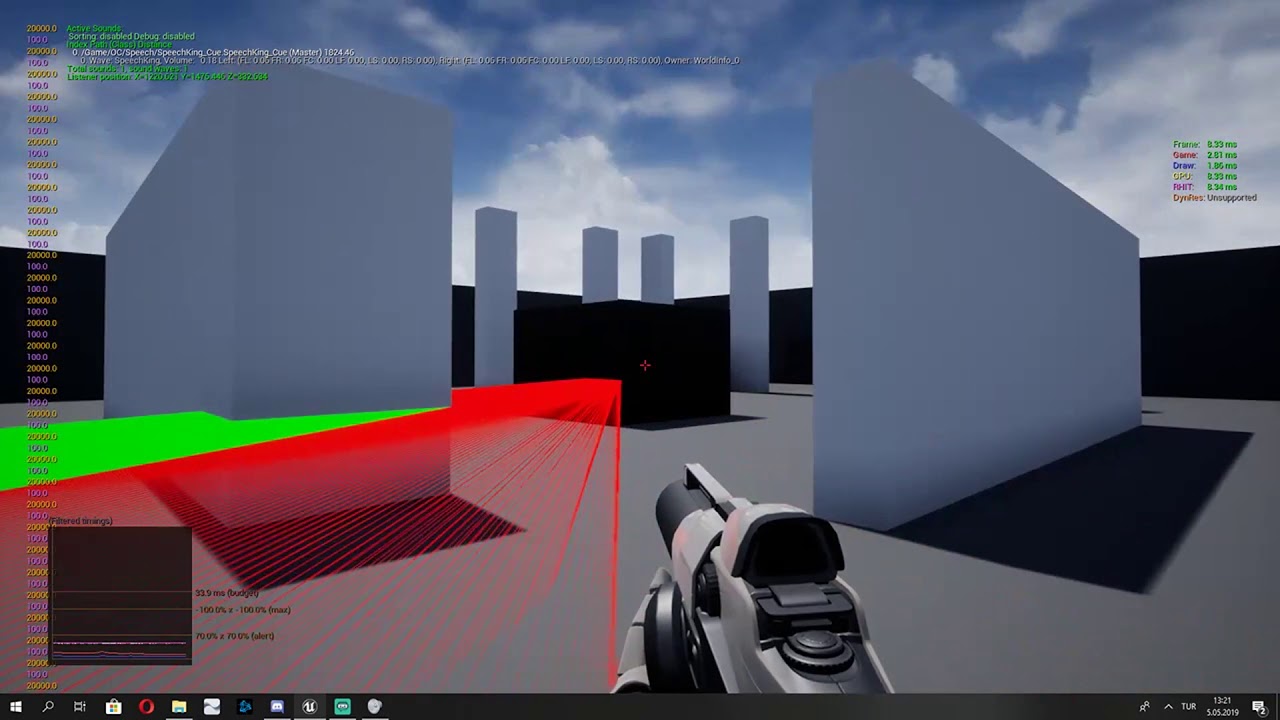 Audio Occlusion Test v1.0 - YouTube