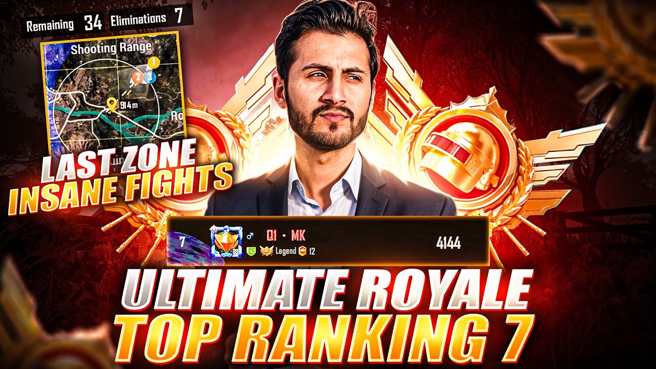 3rd Fastest Legend Conqueror In 4 Days | 7 Rank Ultimate Royale Intense ...