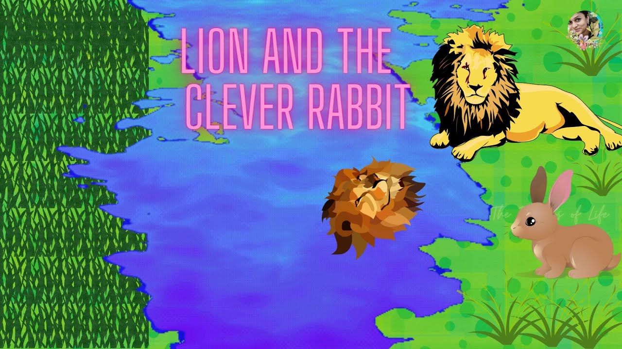 The Lion and the Clever Rabbit || Panchatantra tales || Aesop's Fables ...