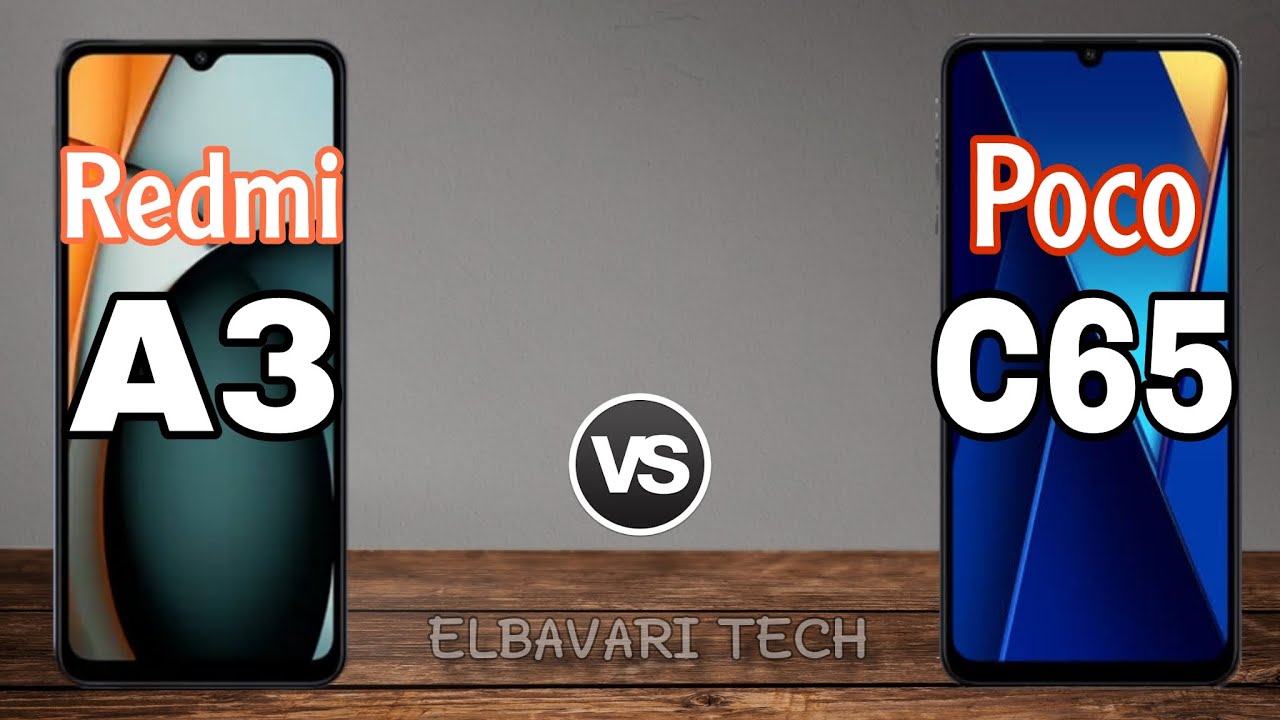 مقارنة بين Redmi A3 و Poco C65 من الافضل - YouTube