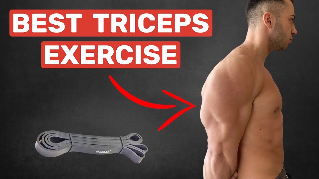 Resistance Band Tricep Workout | 4 Tricep Exercises | No Attachment ...
