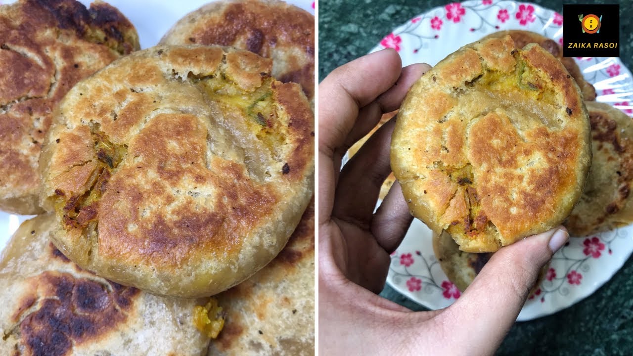 ऐसे बाफले,जो कचोड़ी समोसा का स्वाद दे|Stuffed Bafla Recipe|Bafla Bati ...
