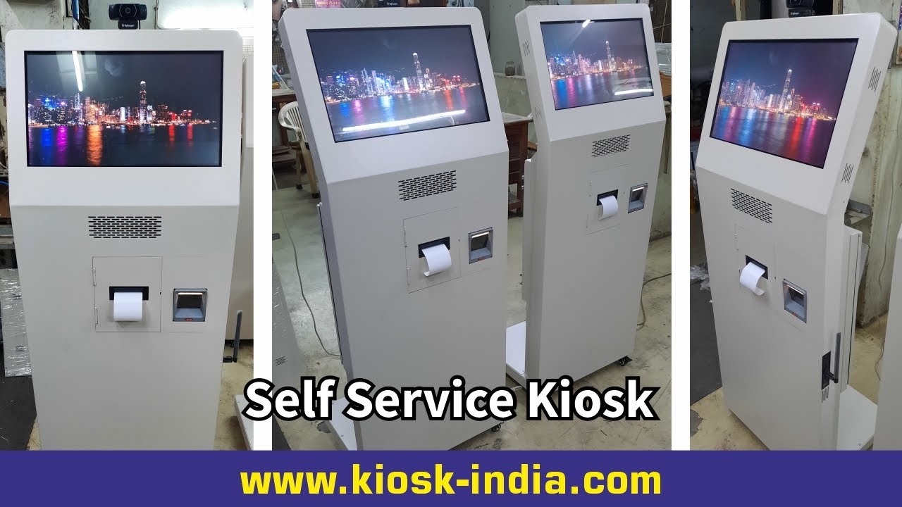 Product Demo: Self Service Interactive Touch Kiosk with Thermal Printer ...