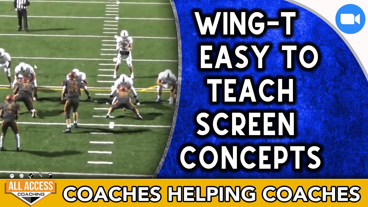 Wing-T Easy To Teach Screen Concepts - YouTube