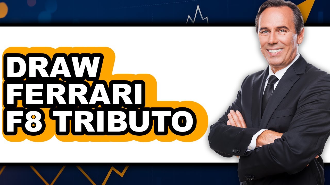 How to Draw Ferrari F8 Tributo (only Way) - YouTube