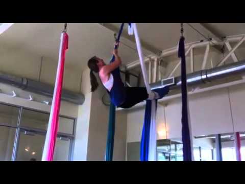 Aerial Silks: split 3x unwind full video - YouTube