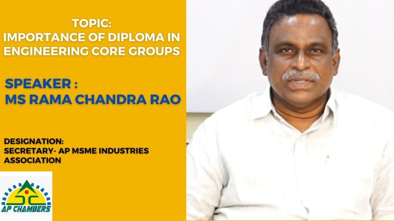 V7 Importance of Diploma in Engineering Core Groups by AP MSME ...