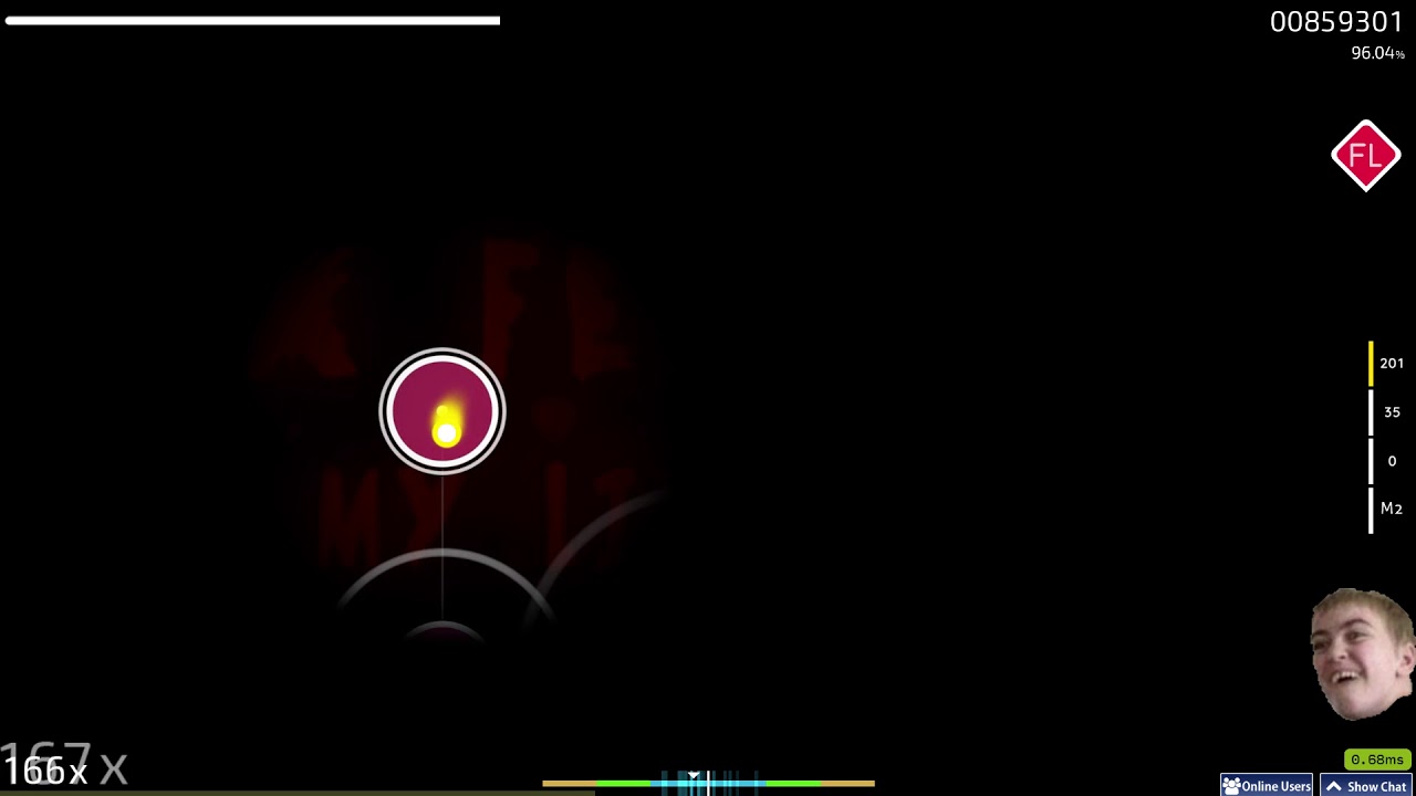 Osu! | Iamjakehill - Doom [Insane] +Flashlight | 352x 97.66% - YouTube