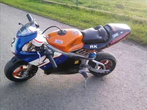 Mój mini bike ścigacz pocket tuning :D - YouTube