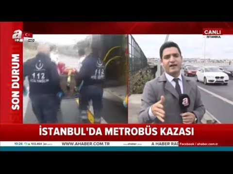 Son dakika: Metrobüs Kaza Yaptı! | A Haber