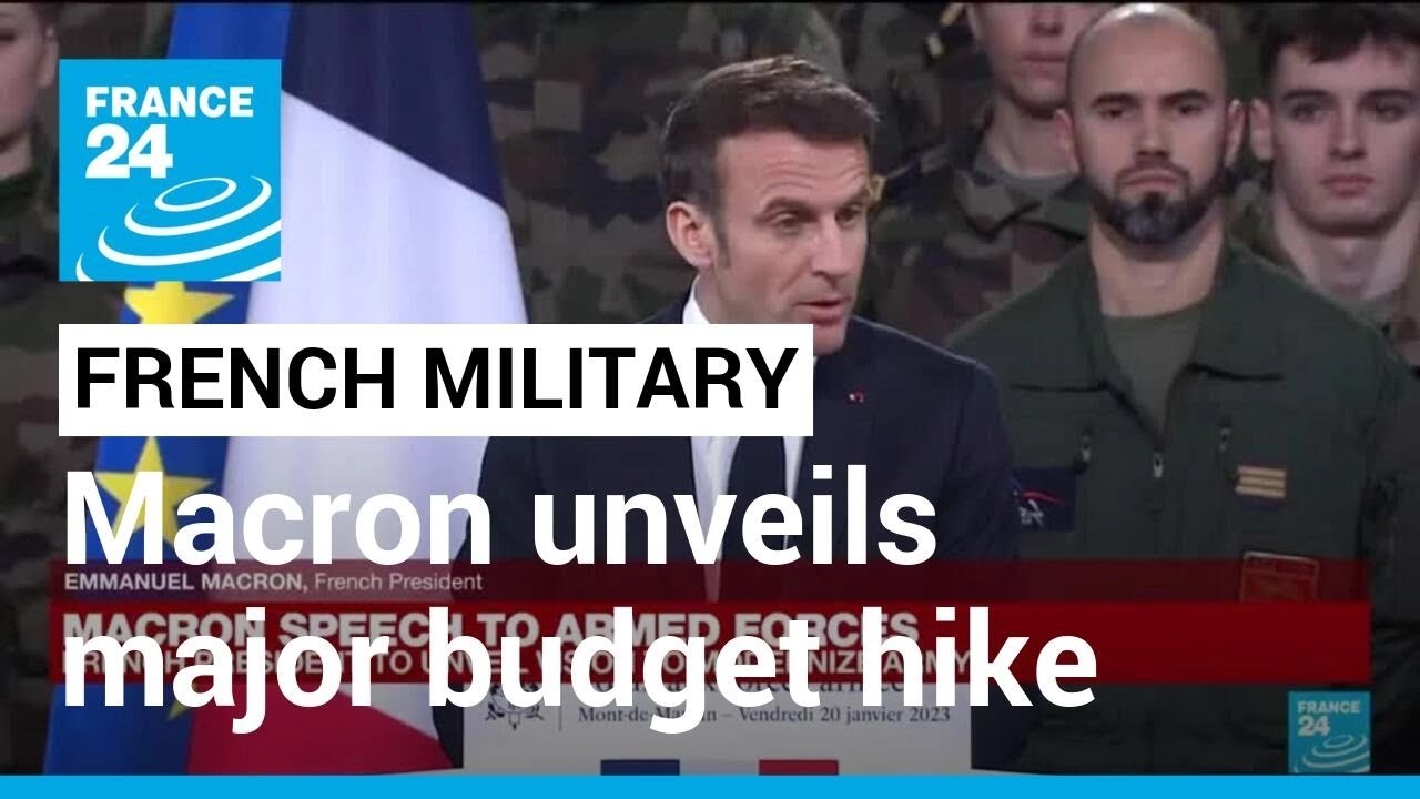REPLAY - Macron announces massive increase in defence spending • FRANCE ...