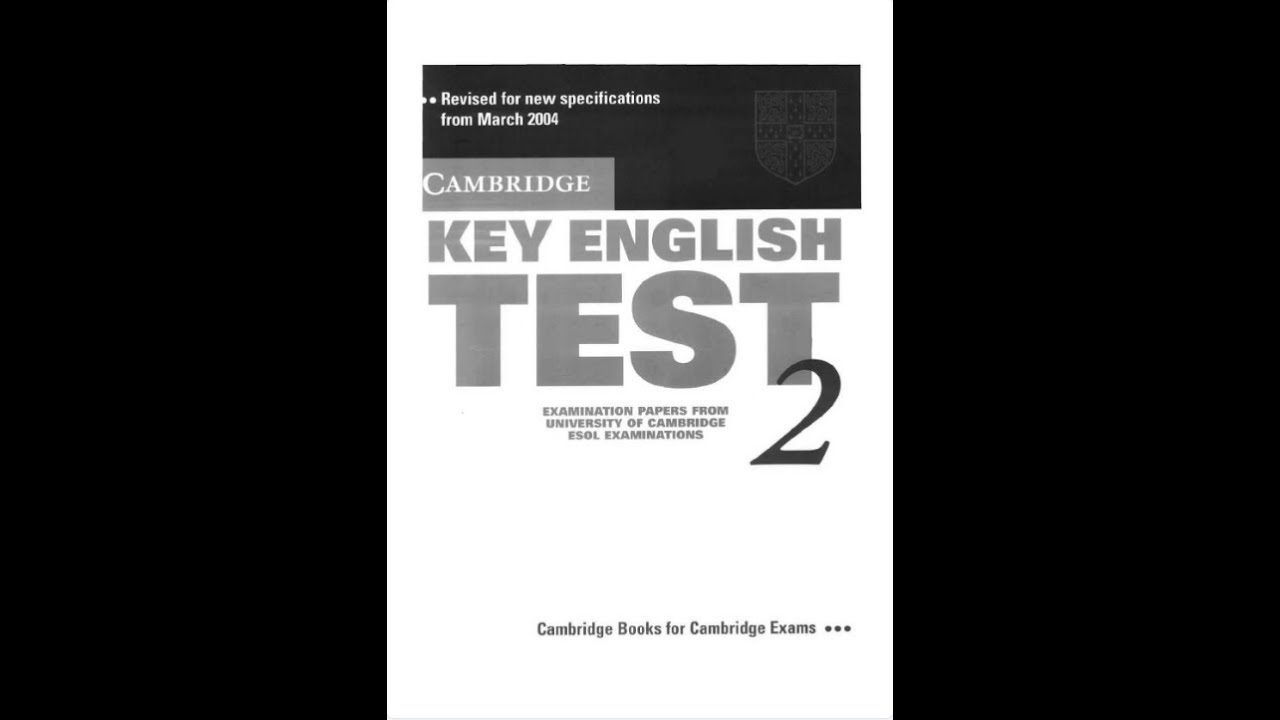 Listening A2 | KET CUP 2 | Test 4 | Part 3 - YouTube