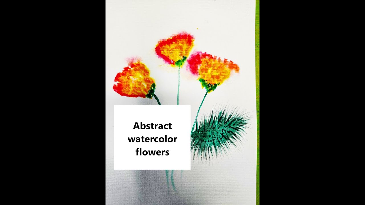 Some easy Abstract flowers - YouTube