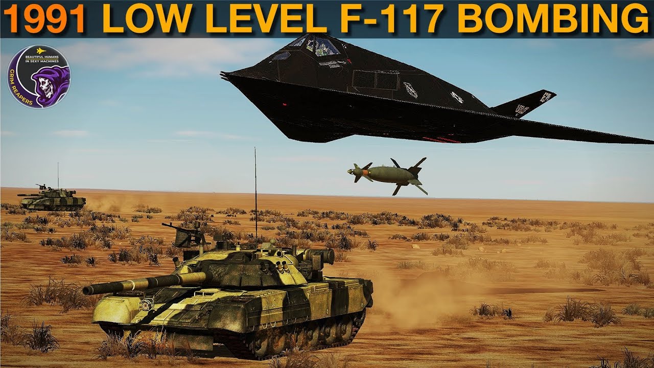 1991 Gulf War: F-117 Nighthawk Bombs Itself During Low Level Attack ...