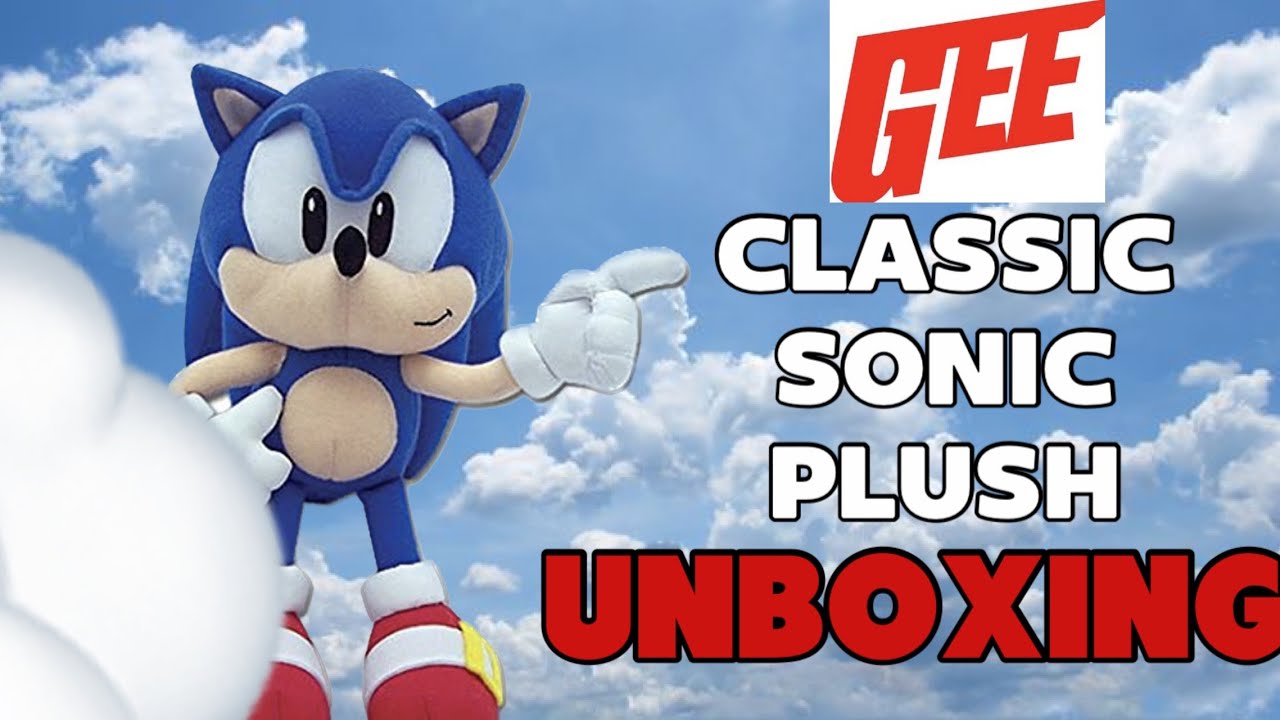 Unboxing video: unboxing GE classic sonic plush - YouTube
