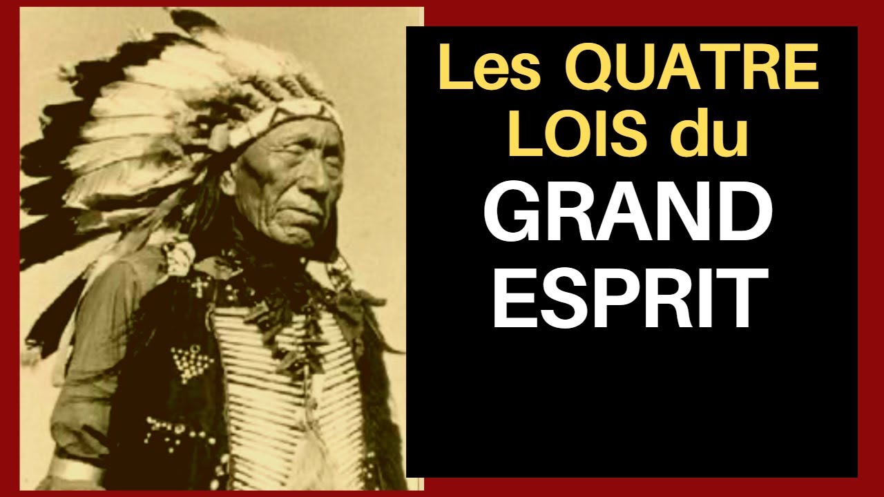 ⚠️🦅LE PEUPLE DES PRAIRIES NOUS RAPPELLE LES 4 LOIS DU GRAND ESPRIT. 🦅 ...